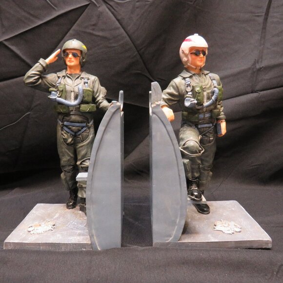 American Heros | Office | U S Army Fighter Pilot Bookends | Poshmark